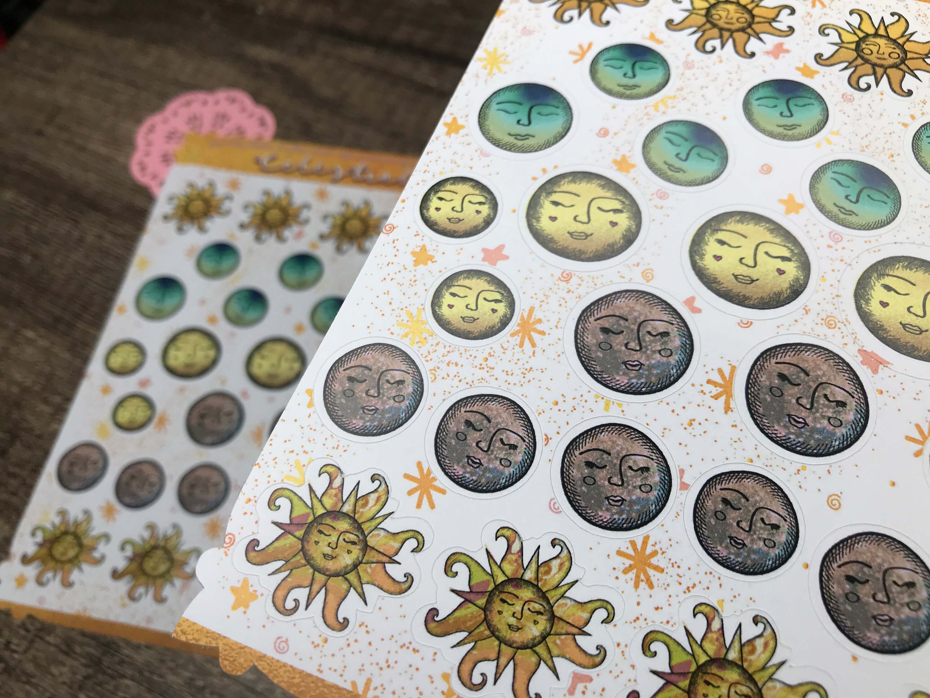 Celestial Sticker Sheet | Celestial Self Care • Kia Creates