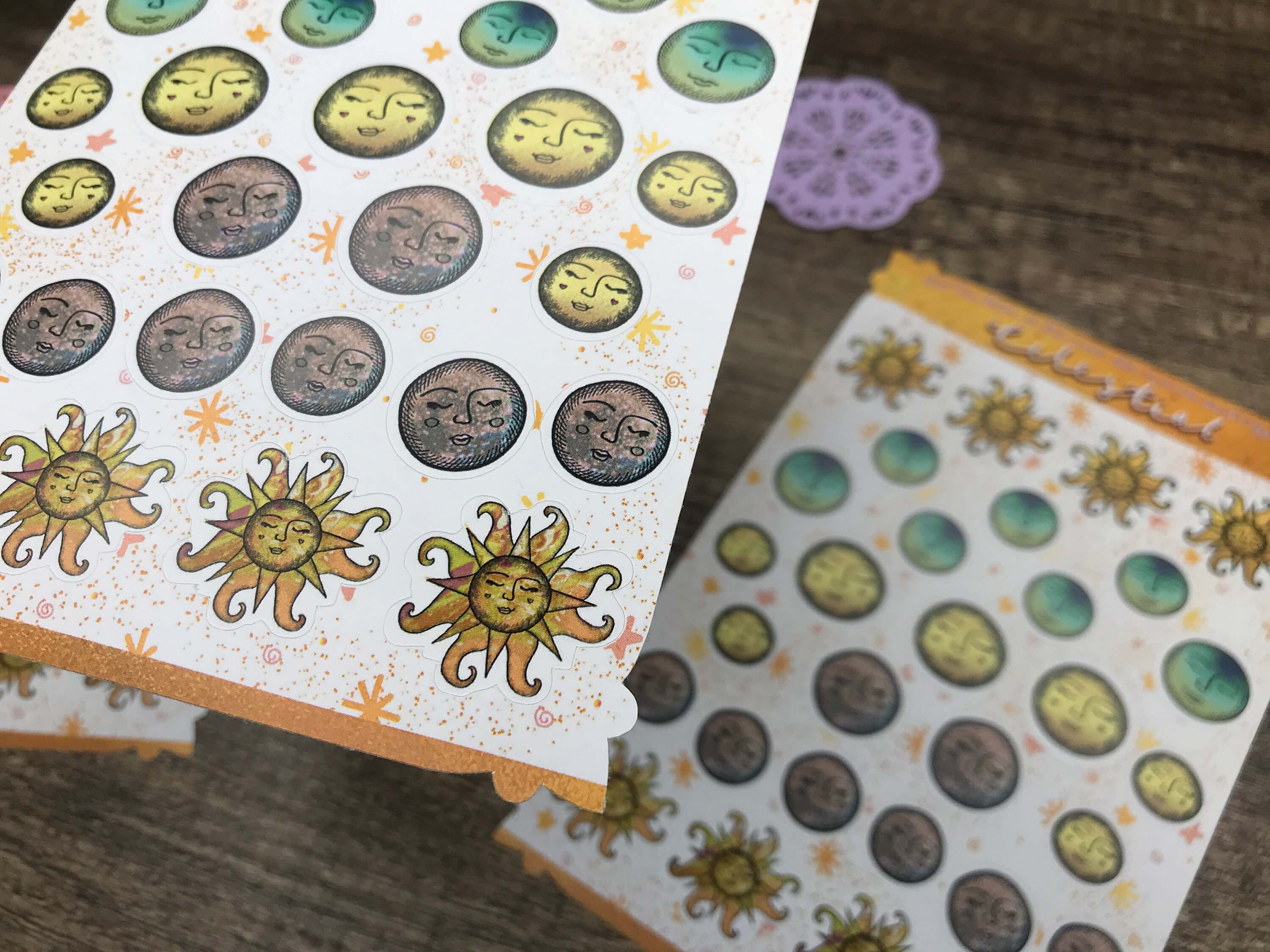 Celestial Sticker Sheet | Celestial Self Care • Kia Creates