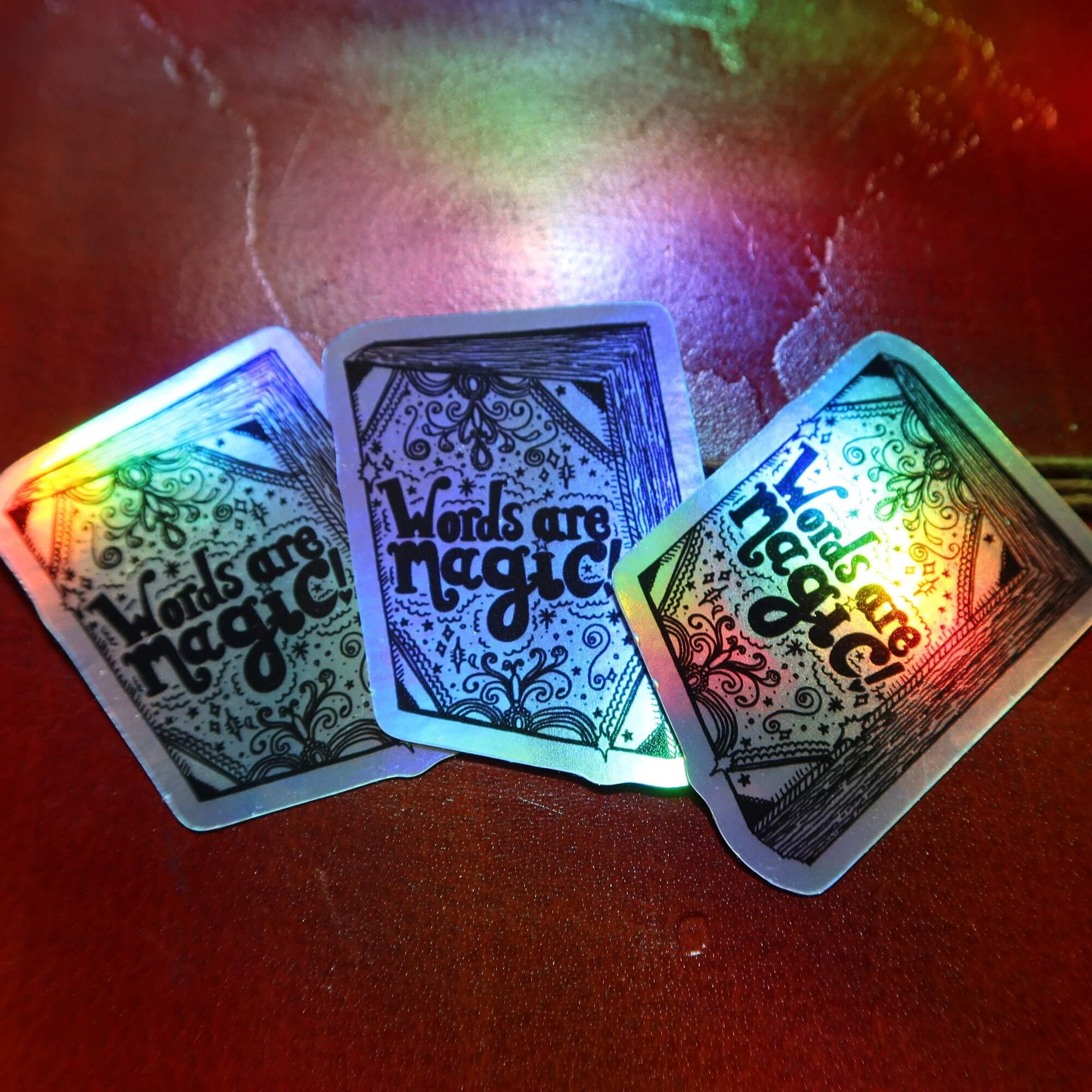 Magic Book Sticker | 'Words are Magic' • Kia Creates