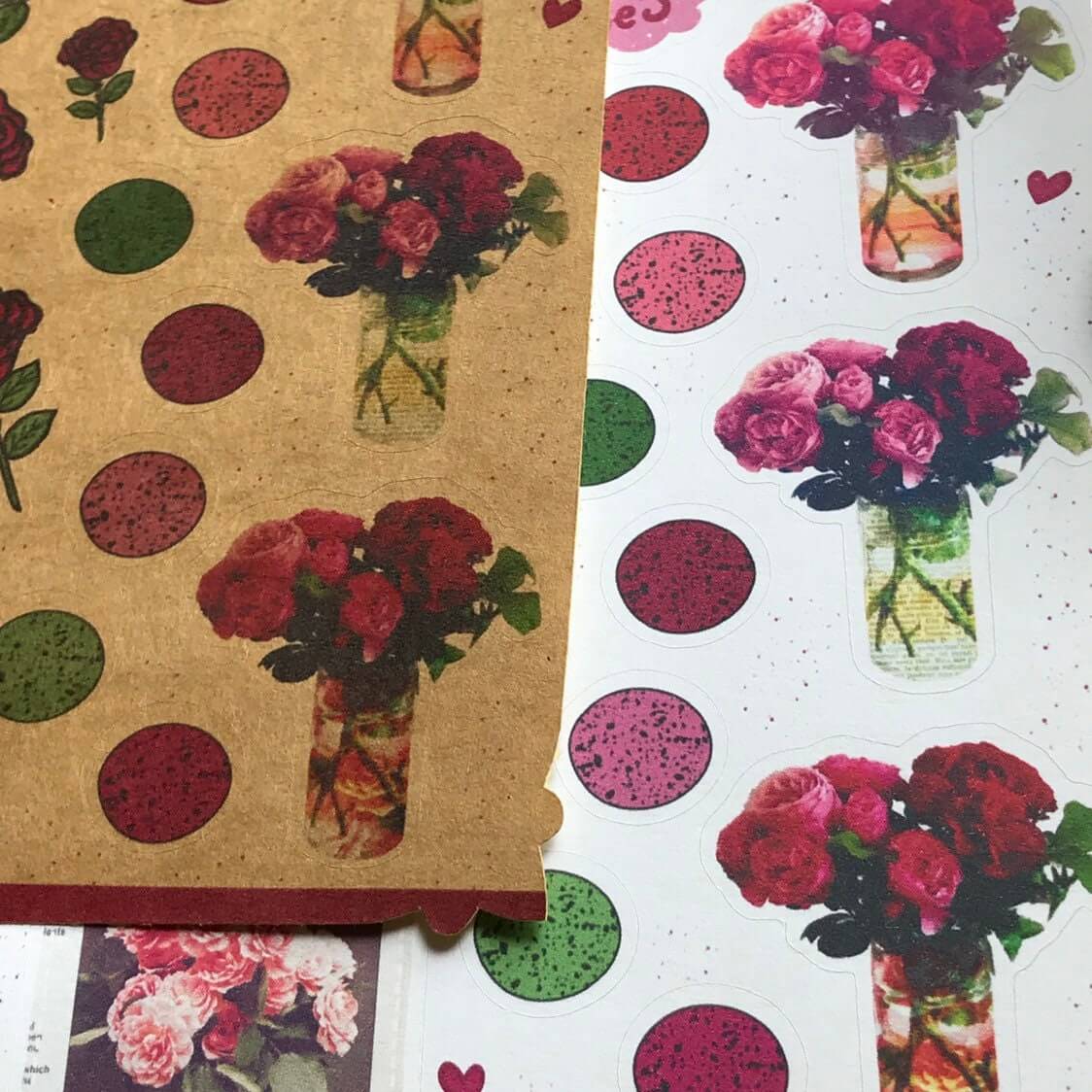 Rose Sticker Sheet | La vie en rose • Kia Creates