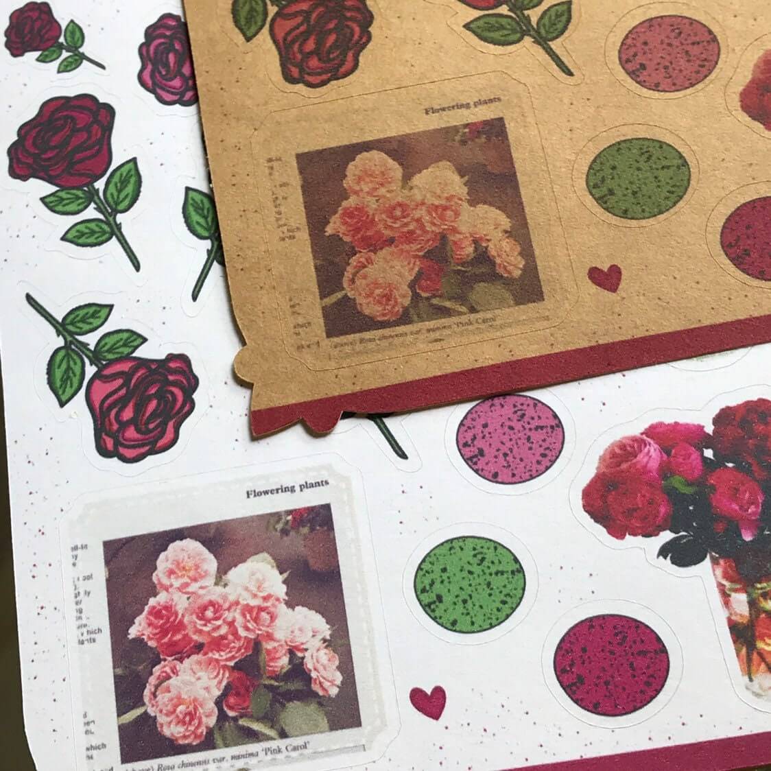 Rose Sticker Sheet | La vie en rose • Kia Creates