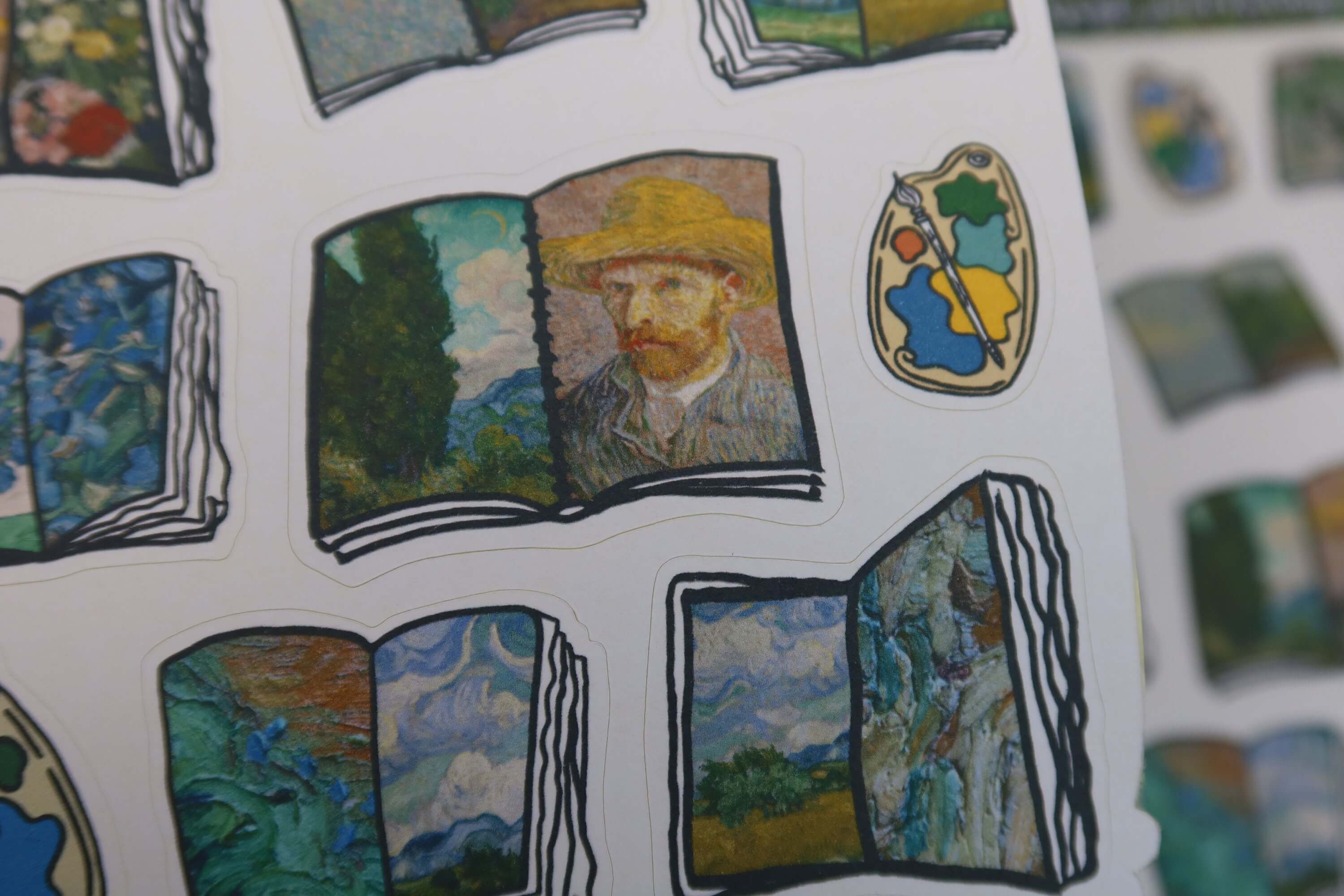 Van Gogh Stickers | Let's Gogh Journaling! • Kia Creates