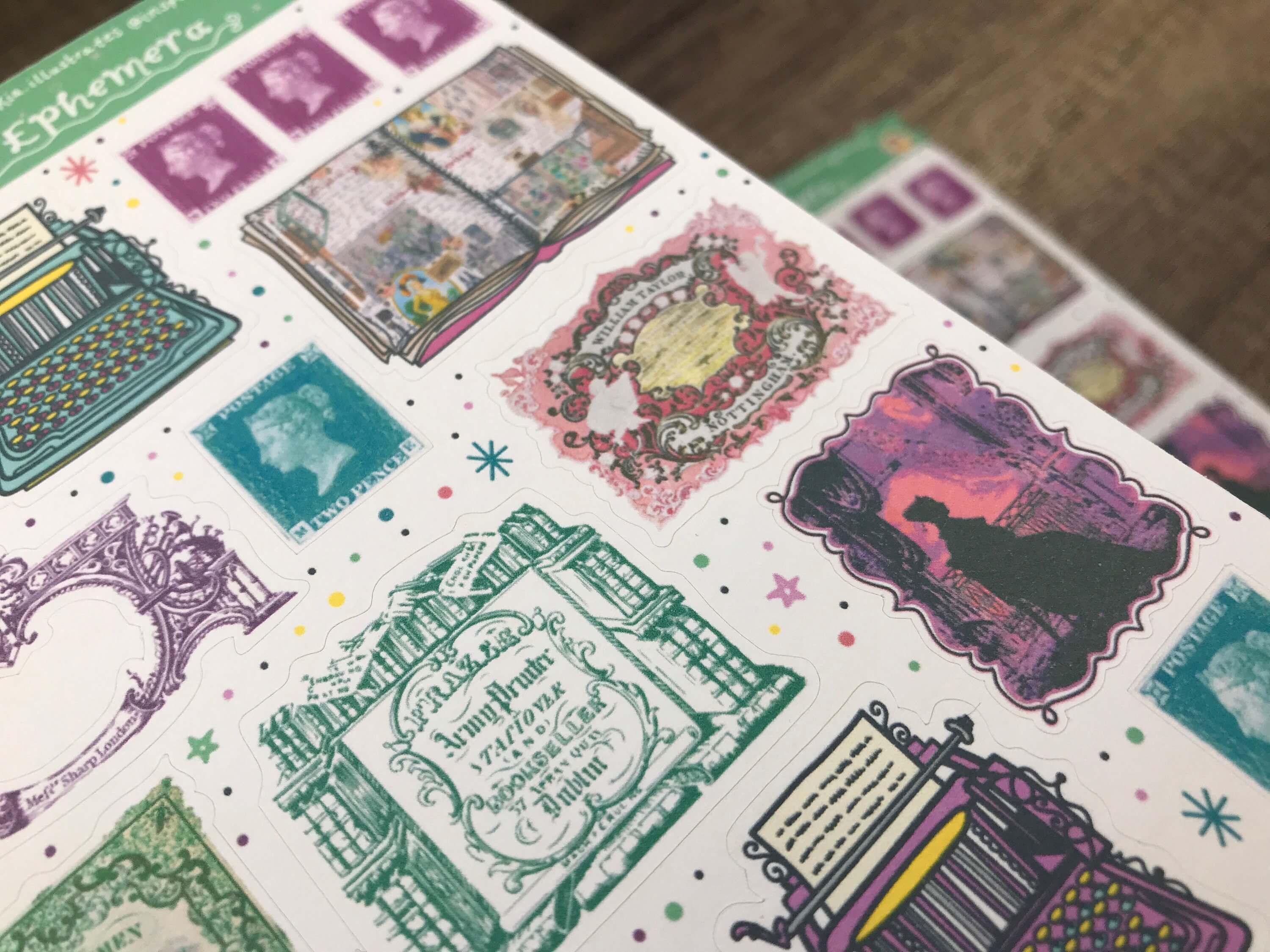 Victorian Ephemera Stickers | Vintage Victoriana Designs • Kia Creates