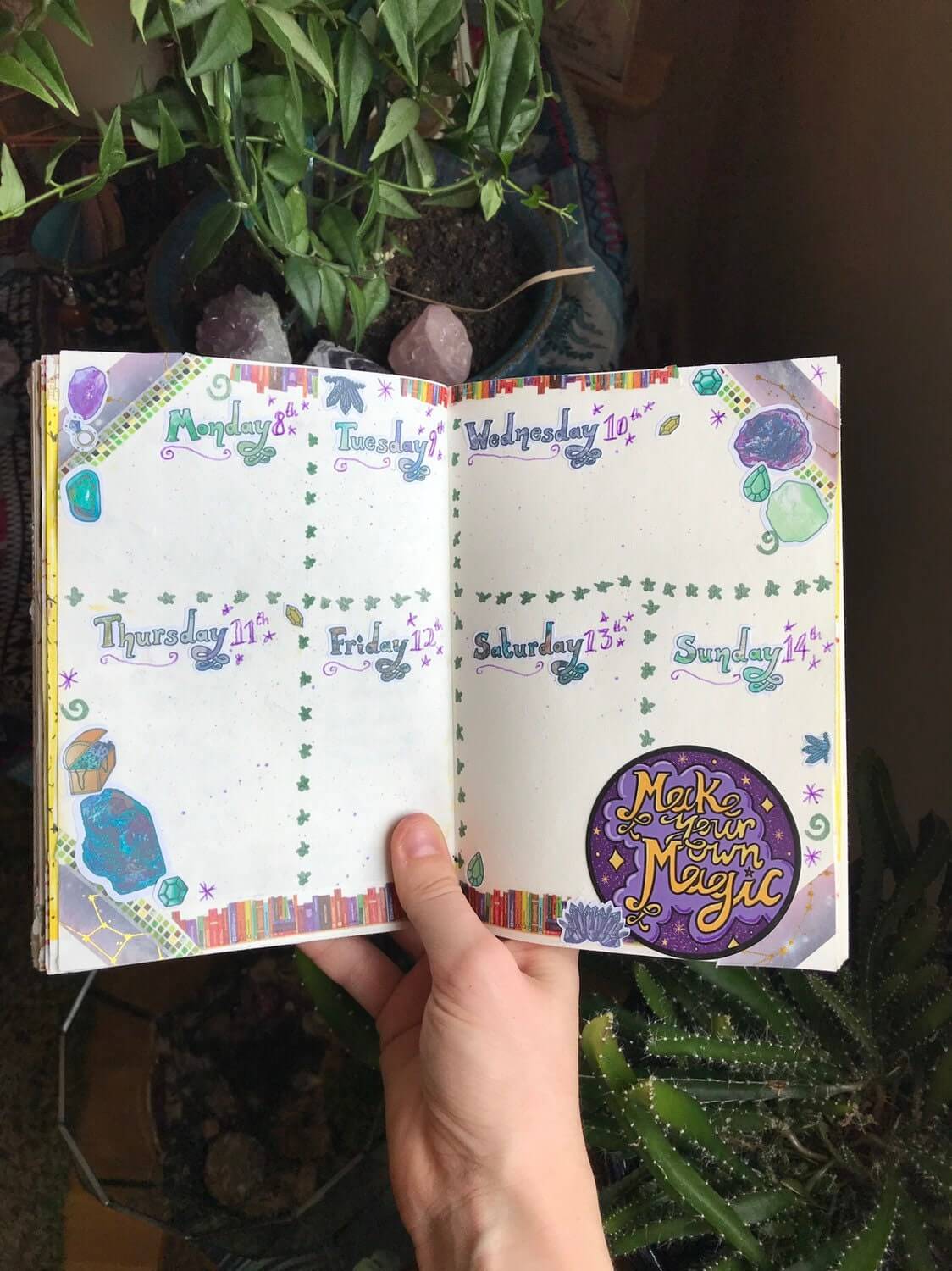 Weekly Treasure Stickers | Treasure Planner Stickers • Kia Creates