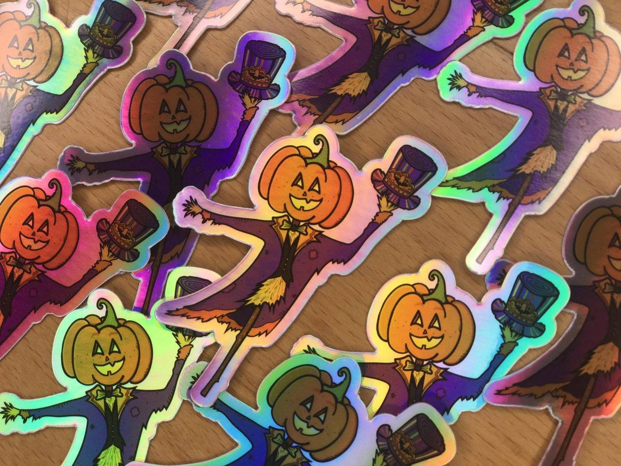 Pumpkin Ringleader Sticker • Pumpkin Vinyl Sticker • Kia Creates