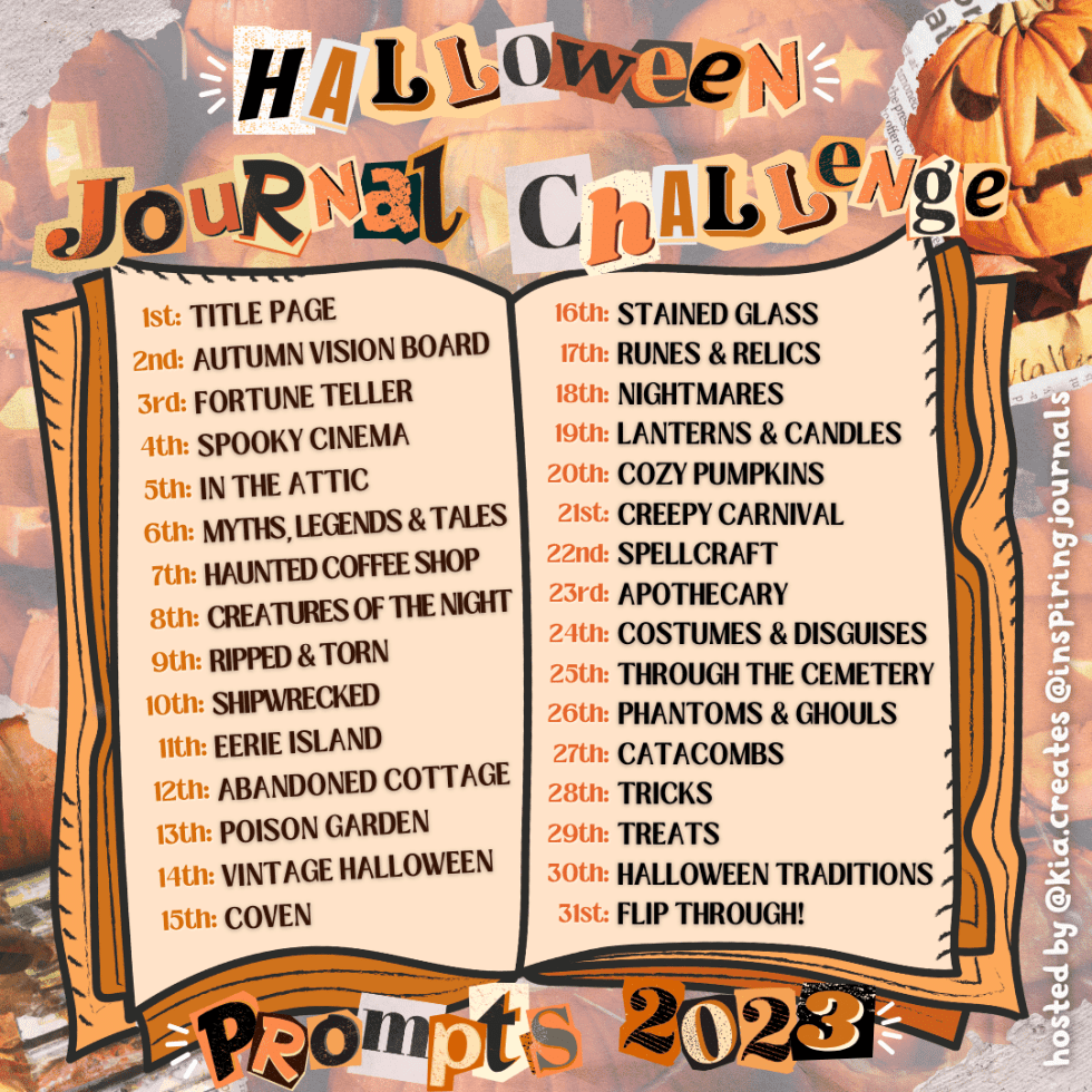 Halloween Journal Challenge • Kia Creates