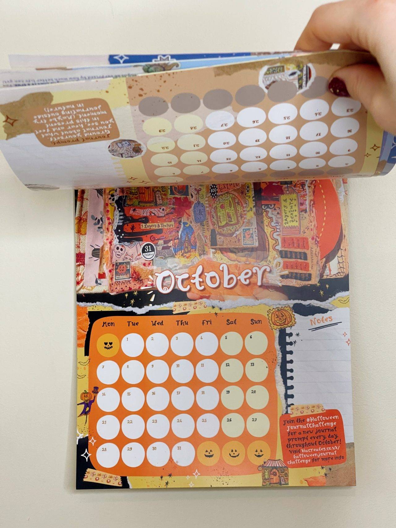 2024 Art Journaling Wall Calendar by Kia Creates | Creative Gifts