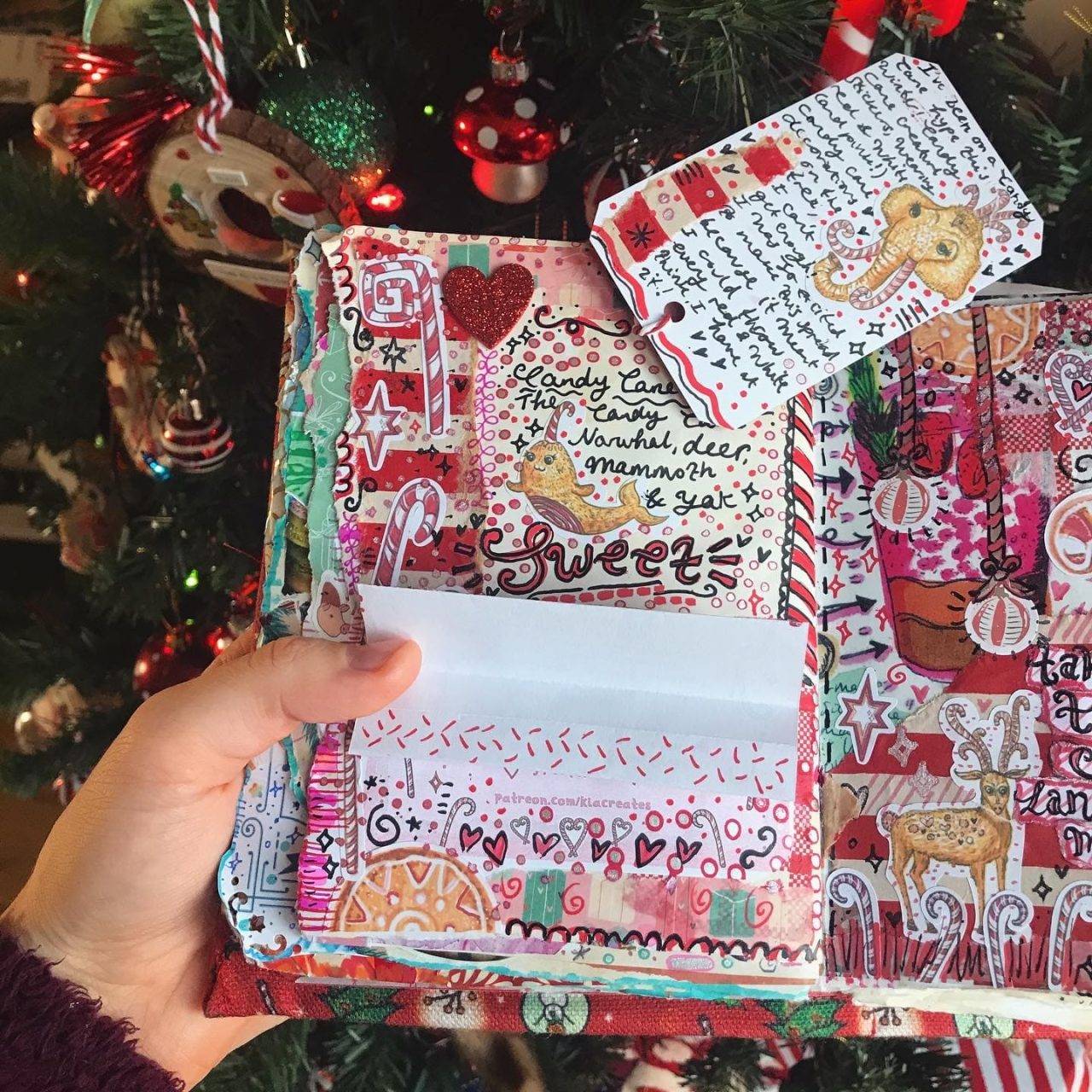 Candy Cane Creatures • Christmas Sticker Sheet • Kia Creates