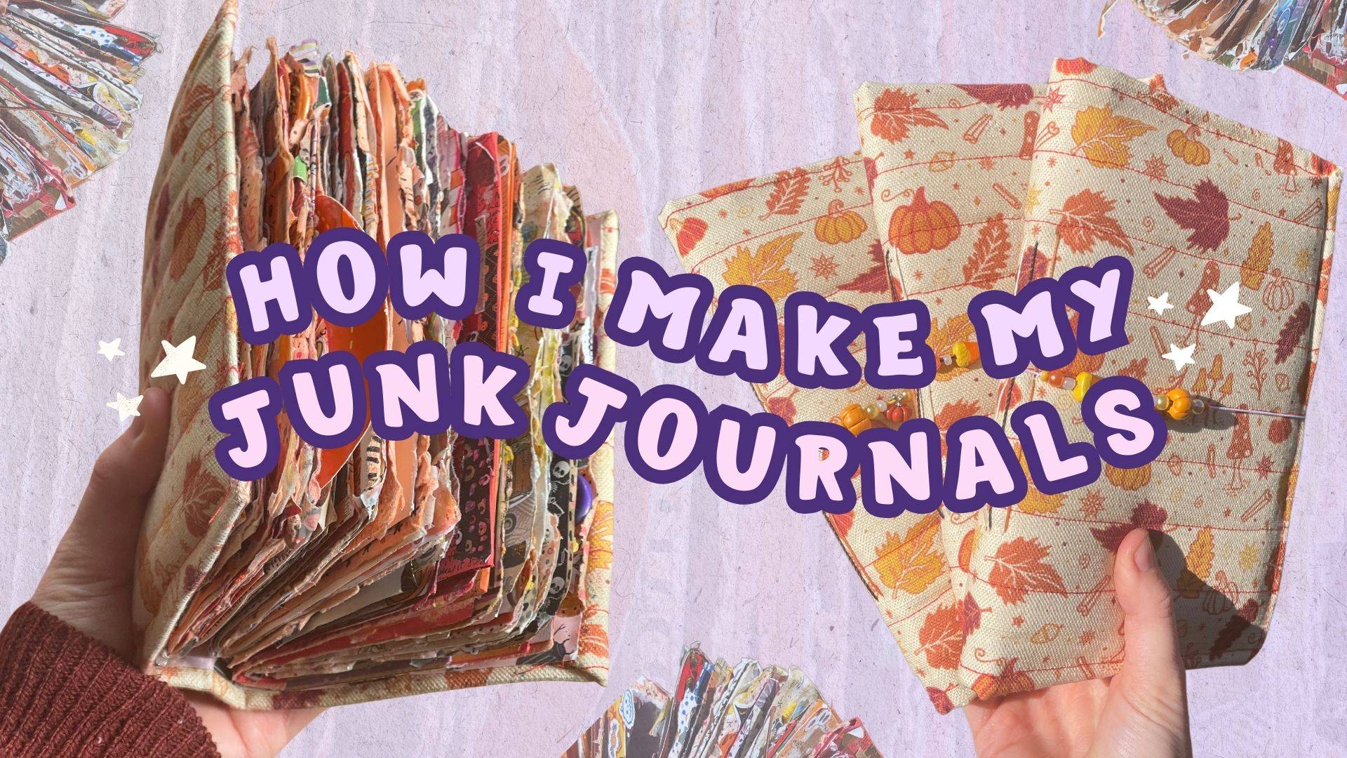 How to make a junk journal (easy tutorial!) • Kia Creates